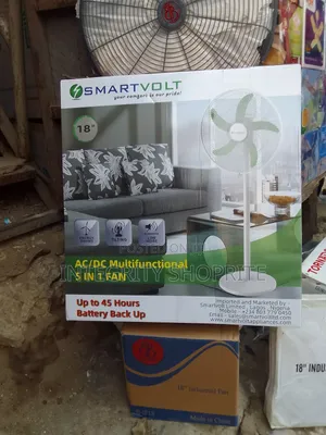 Smartvolt 18" Rechargeable 5 in 1 Fan in Lagos Island (Eko) - Home Appliances, Denis Anayo | Jiji.ng