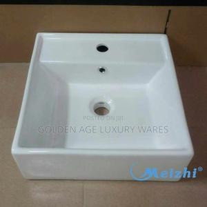 White Countertops Basin Square in Orile - Plumbing & Water Systems ...