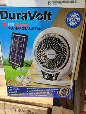 Dura Volt 7" 3in1 Rechargeable Fan in Lagos Island (Eko) - Solar Energy ...
