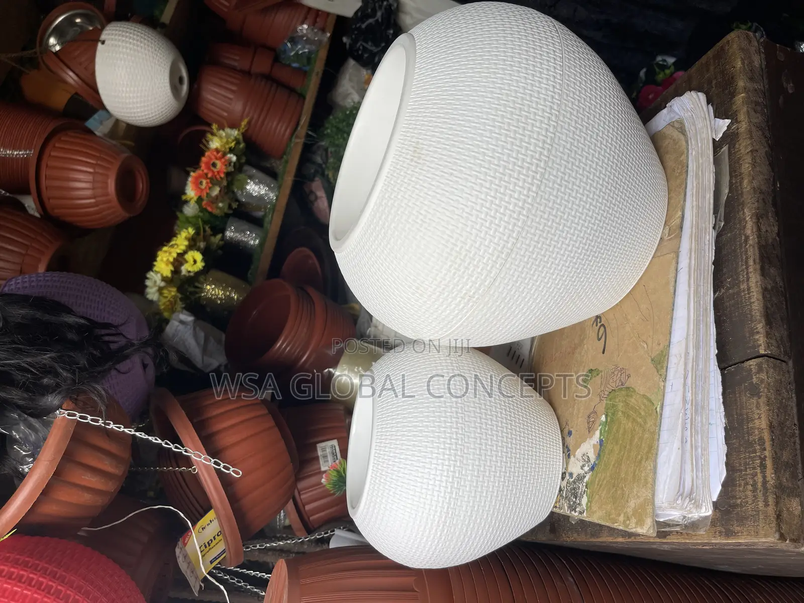 Net Design Round Beautiful Flower Pots in Lagos Island (Eko) - Garden ...