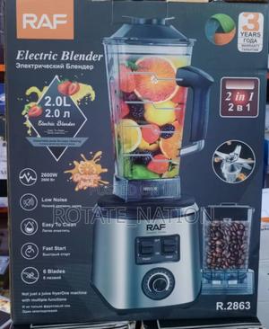 RAF 2in1 Electric 2L Smoothie Blender/Grinder in Lagos Island (Eko) - Kitchen Appliances, Rotate ...