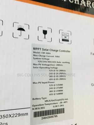 100ah 12v 24v 36v 48v Diamond MPPT Solar Charge Controller in Port ...