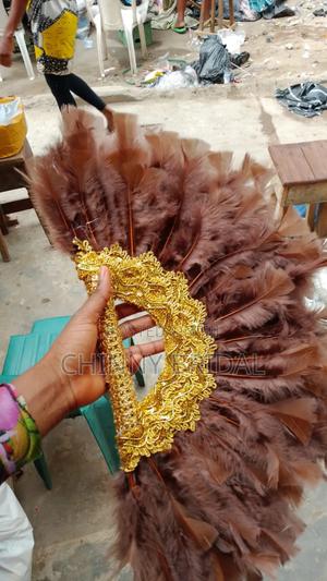 Brown Feather Hand Fan in Lagos Island (Eko) - Wedding Wear ...
