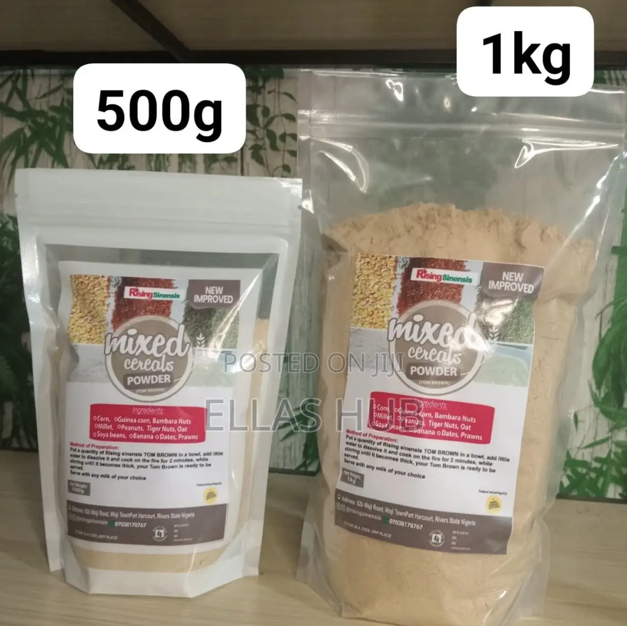 Healthy Weight Gain Tombrown Mixedcereal Powder:500g ,1kg in Port ...