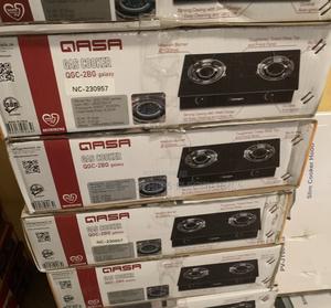 QASA GLASS TOP GAS COOKER With Blue Flames (Black Color) in Nyanya ...