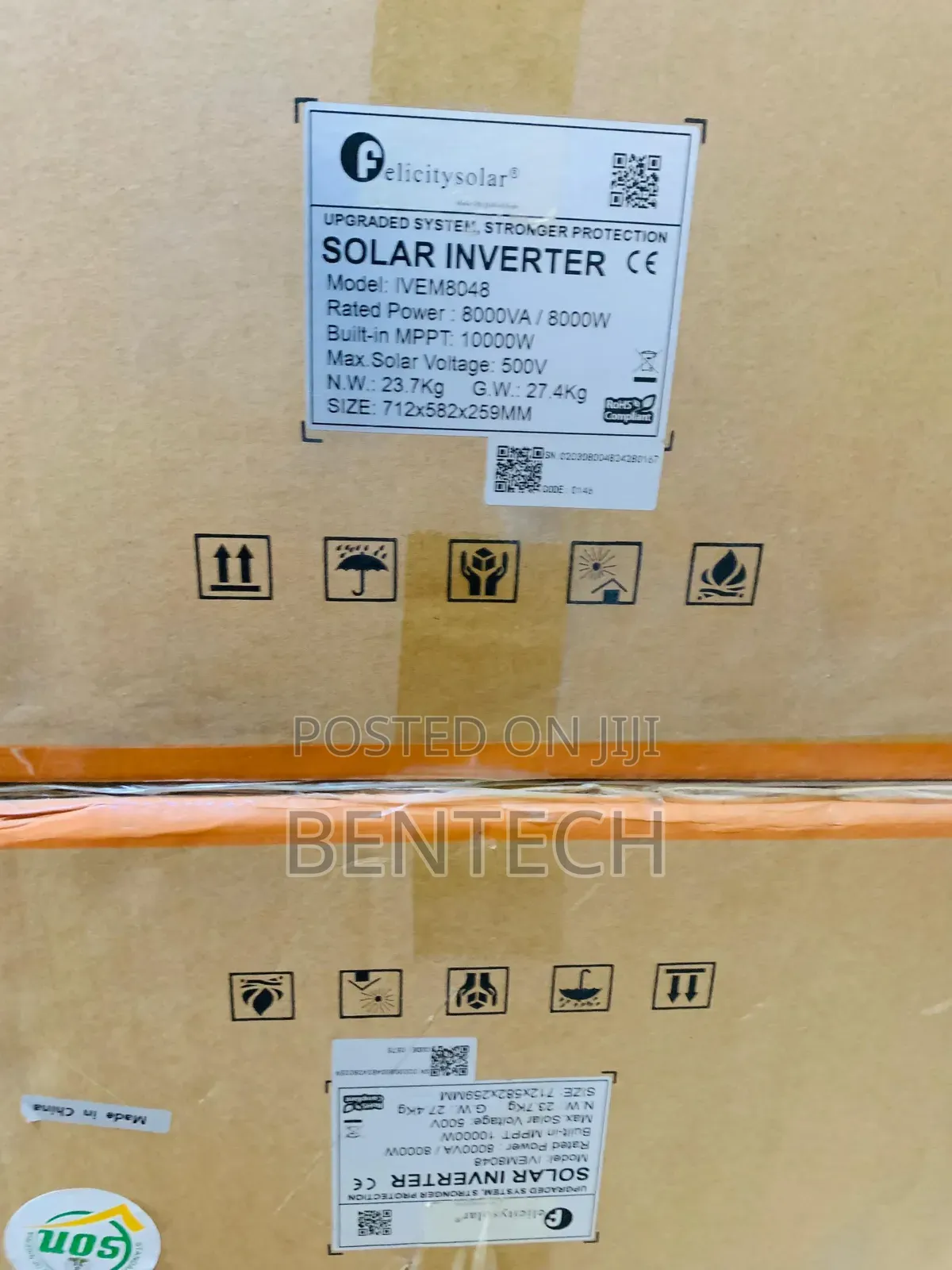 8kva Transformer Less Hybrid Felicity Inverter in Benin City - Electrical Equipment, Bentech ...