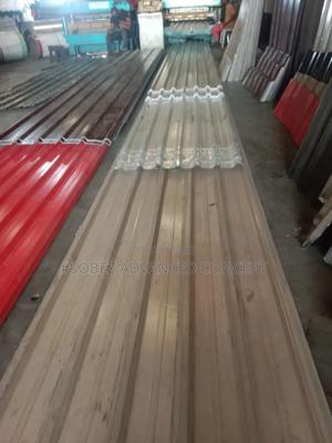 Classic Cream Coloured Long Span Aluminum Roofing Sheet in Ojo ...