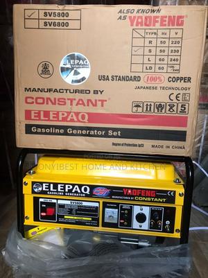 SV5800 Elepaq Constant Pure Copper Generator in Ojo - Electrical ...