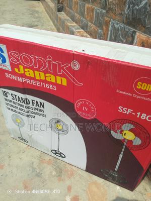 Sonik 18" Standing Fan – Model SSF-18C (Non-Rechargeable) in Ogba ...