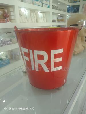 Steel Red Fire Safety Bucket in Port-Harcourt - Safety Equipment ...