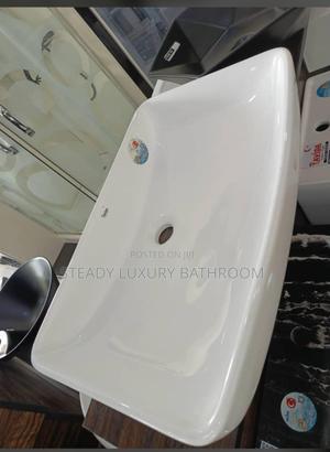 Normal Long Counter Top Basin White in Orile - Plumbing & Water Supply ...