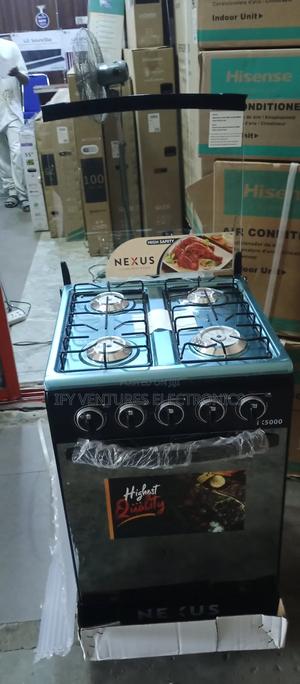 50*55cm Nexus Auto Ignition 4 Burner Gas Cooker, Black Color in Ojo - Kitchen Appliances, Ify ...