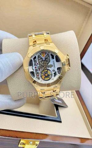 Timekey Gold Steel Wristwatch in Lagos Island (Eko) - Watches, Purple ...