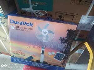 Duravolt 16" (3in1) Rechargeable Floor Fan With a Firm Base in Magodo ...