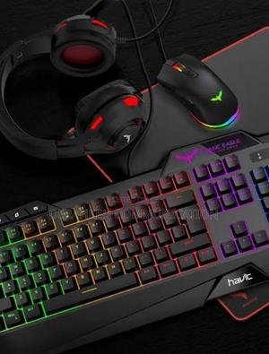 Havit 4 in 1 Gaming Keyboard and Mouse Headset and Mousepad in Ikeja ...