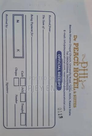 Invoice, Receipts Nylon Printing/ Branding in Ikeja - Printing Services ...