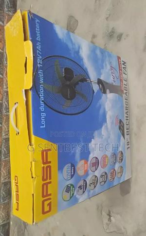 New Qasa 18" Rechargeable Standing Fan With Remote in Lagos Island (Eko ...