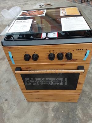 Maxi 60x60 Free Standing Cooker, 3+1 Burners, Wooden Finish in Alimosho ...