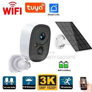 Wi-Fi Tuya Smart Solar Powered Camera(5mp) in Ikeja - Security ...