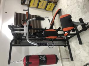 3 Multistation Gym With Punching Bag in Gbagada - Sports Equipment, M O Sports Hub | Jiji.ng