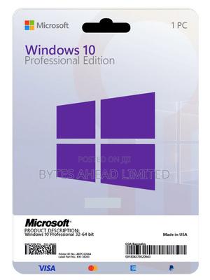 Windows 10 Professional – Digital License in Alimosho - Software, David Nkpoku | Jiji.ng