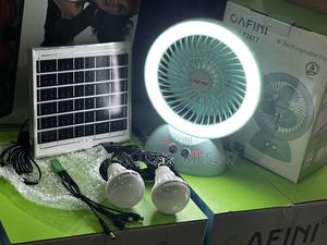 10000mah Rechargeable Solar Dc/Ac Cafini Fan With 2 Dc Bulbs in Ojo ...