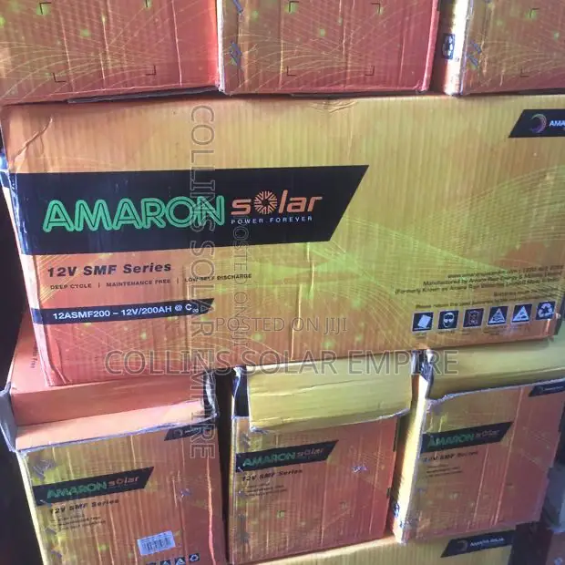 Amaron Solar Battery 200ah 12v in Ojo - Solar Energy, Collins Solar ...