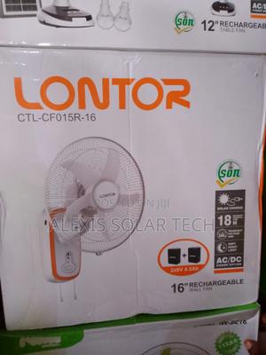 Lontor 16inches Rechargeable Solar Wall Fan in Ojo - Home Appliances ...