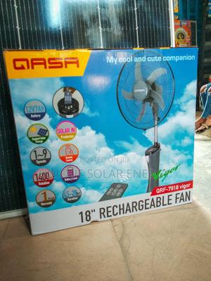 18" Qasa Rechargeable Standing Fan in Ojo - Home Appliances, Unique ...
