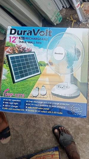 Duravolt 3in1 12inches Rechargeable Table/Wall Fan in Ajah - Home ...