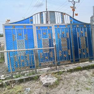 Stainless Steel Gate With Plated Crown in Aninri - Doors, Plvvice Saca ...