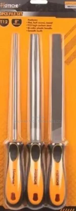 3 PCS Steel File Set, Flat, Round, Half Round in Lagos Island (Eko ...