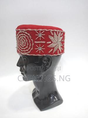 Ozo Cap for Igbo Men. Velvet Igbo Cultural Attire Cap in Ojo - Clothing ...