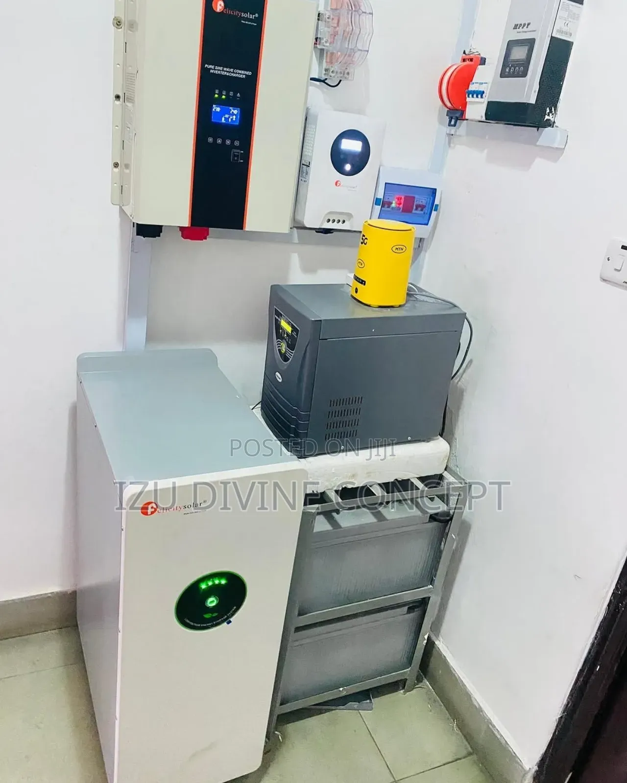 10kva Felicity Inverter Setup and 15kwh Lithium Battery in Lekki ...