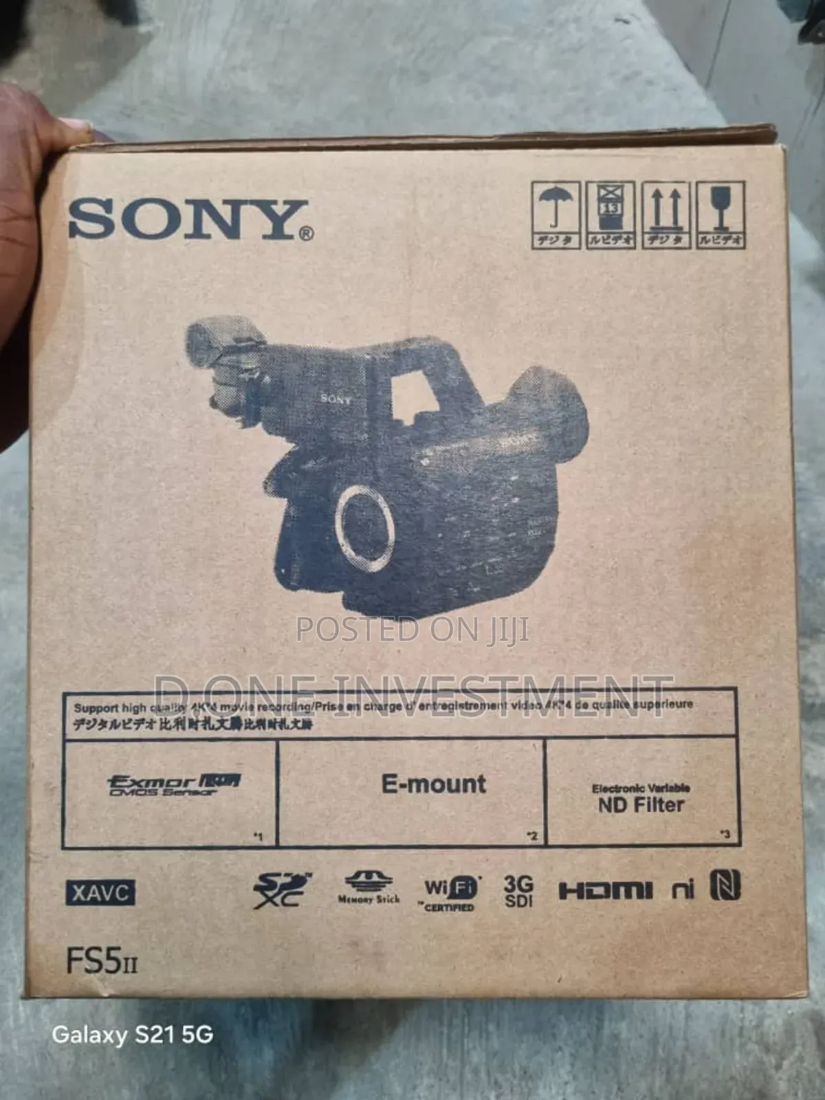 Sony Fs5 Mark Ii Camera With Ef Pz 18-105mm Zoom Lens for sale - D.ONE ...