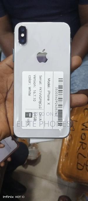 Apple iPhone X 64 GB White in Ikeja - Mobile Phones, Elite Phones | Jiji.ng