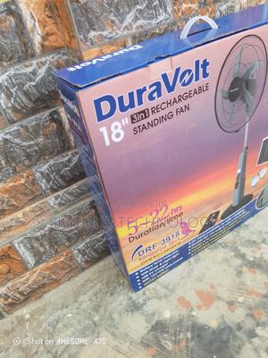 Duravolt DRF-3918 18” Fan – Rechargeable Solar Compatible in Egbe/Idimu ...