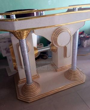 Silver and Gold Designed Pulpit in Apo District - Furniture, Divine ...