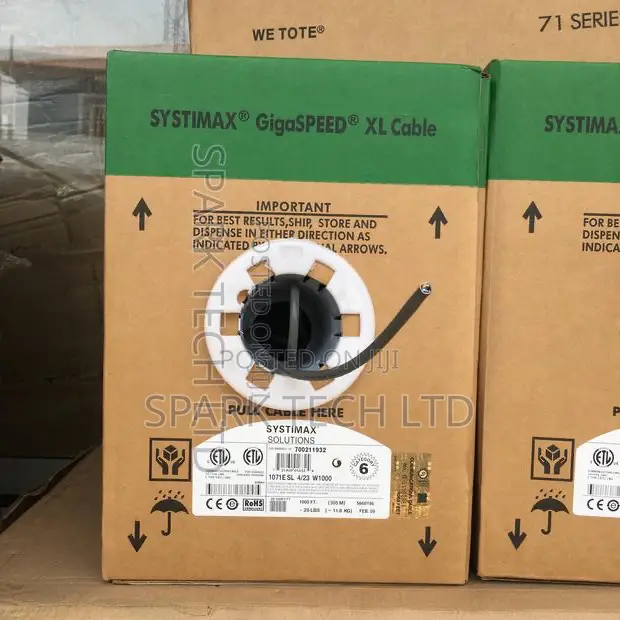 Systimax Cat 6 100% Copper Cable in Ikeja - Networking Products, Spark ...