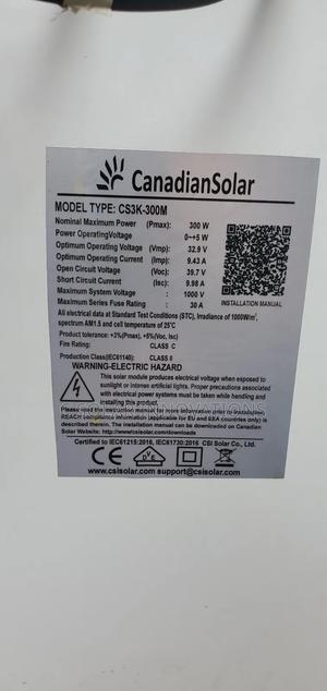 300w Canadian Solar Panel in Ibadan - Solar Energy, C Solar Innovations ...