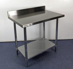 3ft Work Table Stainless Steel With Backsplash in Ajah - Restaurant ...