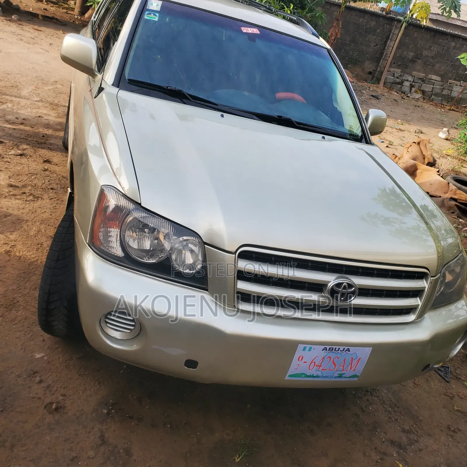 Toyota Highlander V6 AWD 2004 Gold in Badagry - Cars, Akojenu Joseph ...