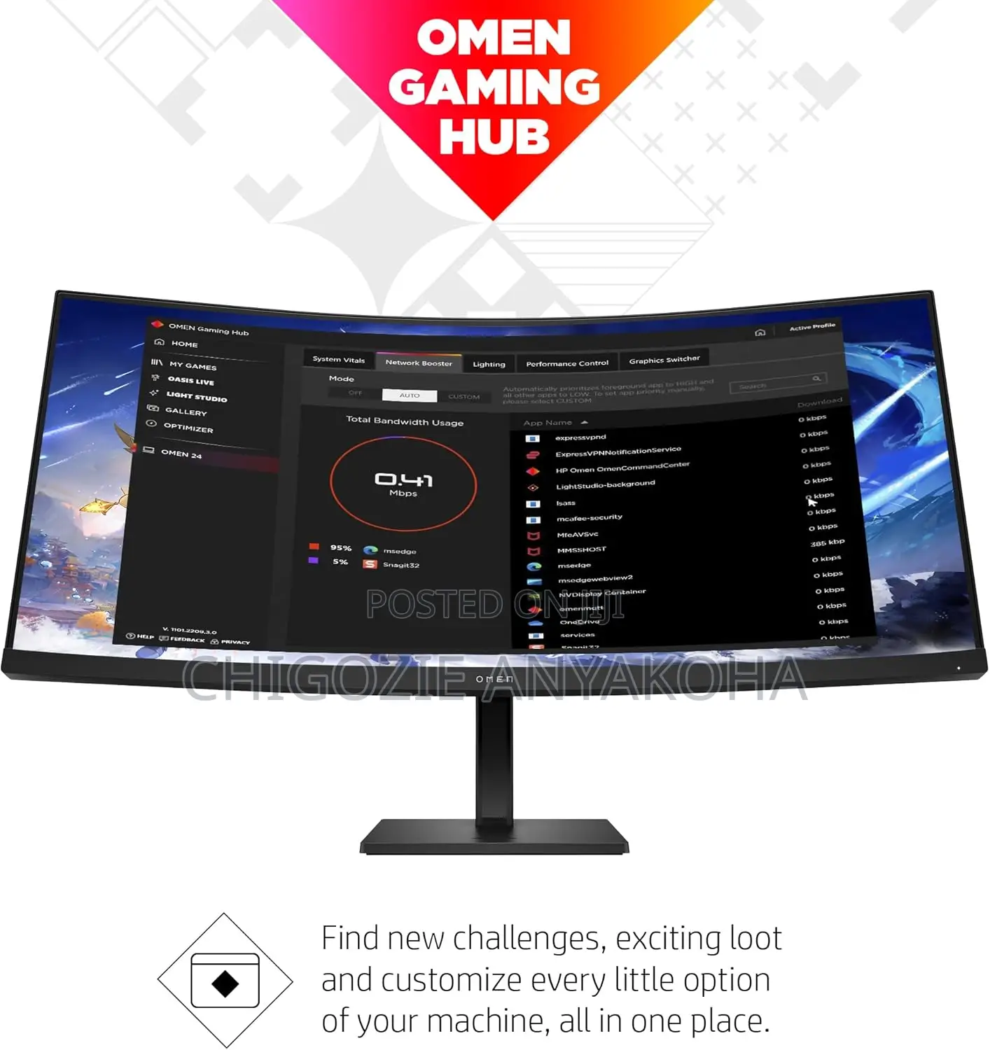 Hp Omen 32c Curved Monitor in Lagos Island (Eko) - Computer Monitors ...