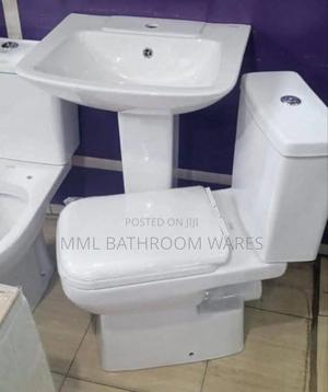 Wc Toilet Seat, Tank and Pedestal Basin in Orile - Plumbing & Water ...