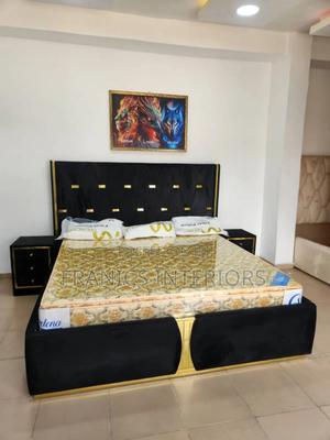 6/6 Padded Bedframe With Orthopedic Spring Mattress in Ikeja ...