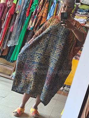 Ready to Wear Midi Dress Made With Crepe Adire in Ibadan - Clothing ...