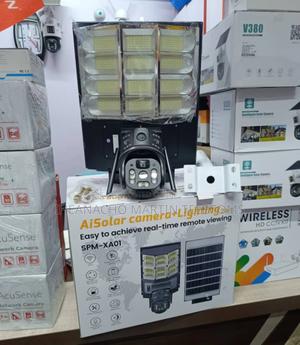 Solar Street Light With Camera V380app Dual Lens PTZ in Ikeja ...