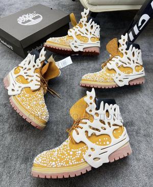 New2025 Custom Swarovski X Pearl Timberland 2colors in Surulere - Shoes ...