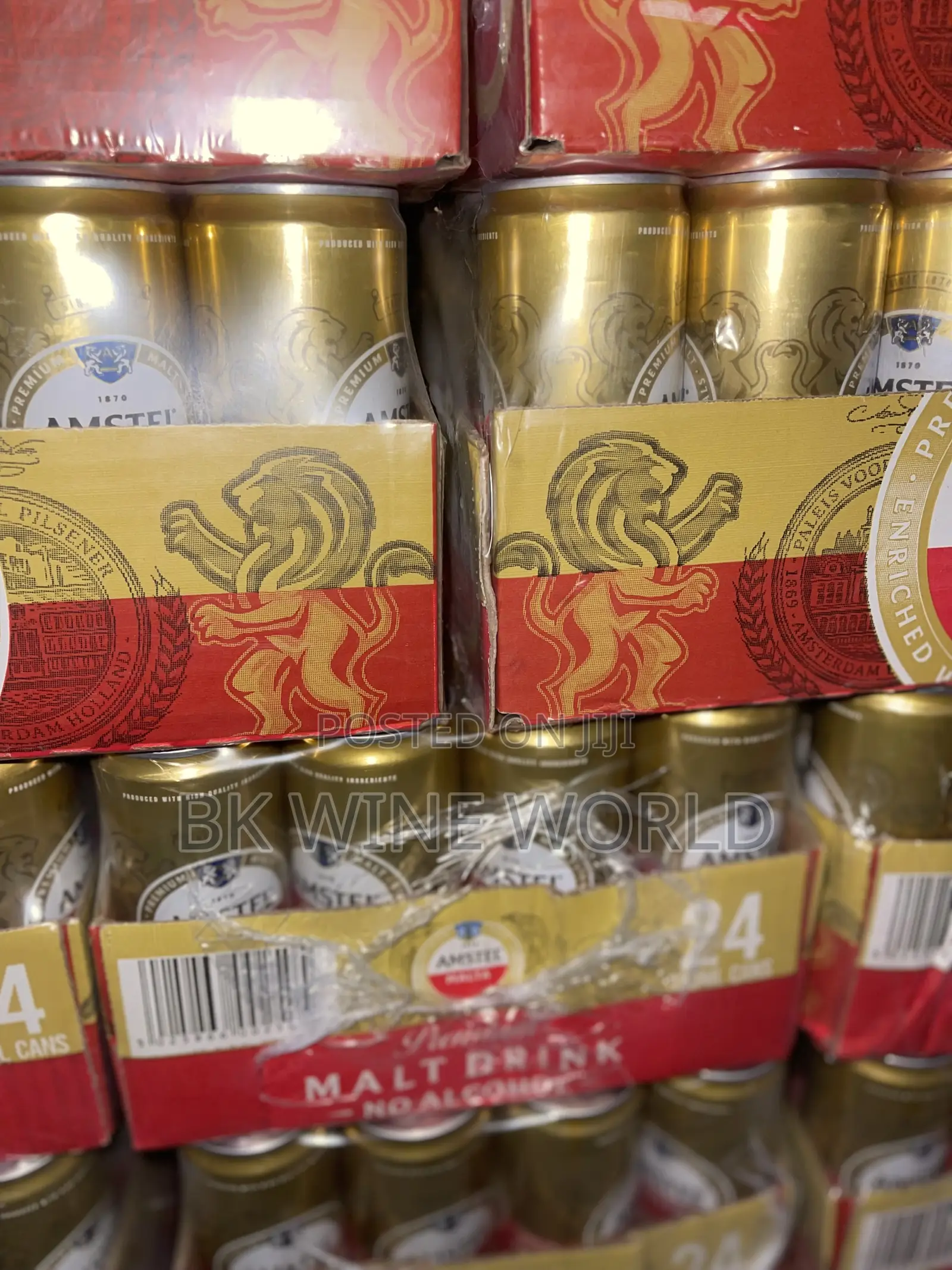 Amstel Malta Premium Can Drink - 33cl X 24 Cans in Lagos Island (Eko ...