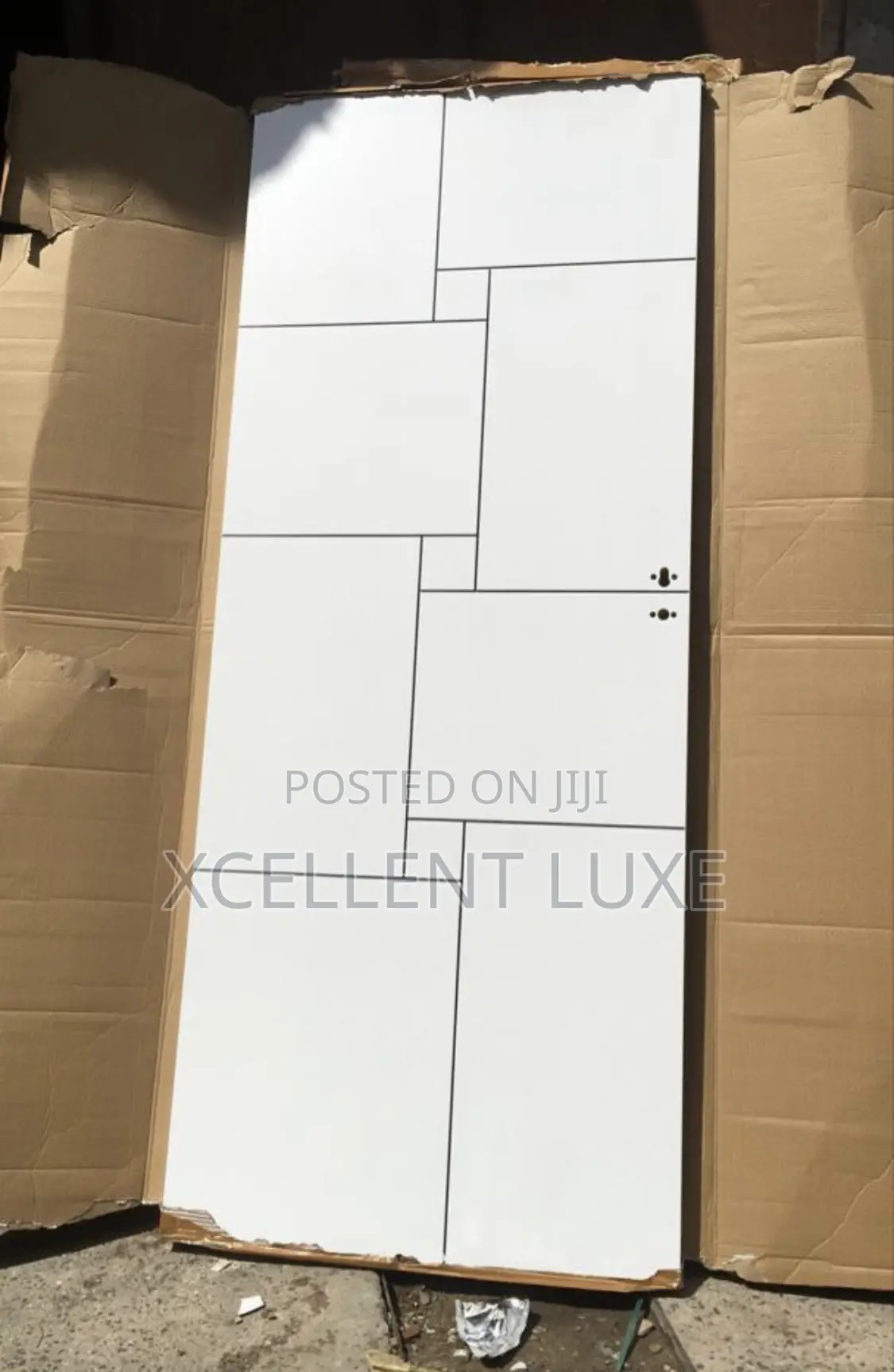 White Israeli Security Door in Orile - Doors & Security, Xcellent Luxe ...